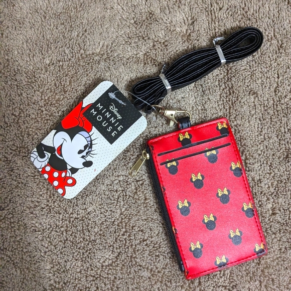 Disney | Accessories | Disney Minnie Mouse Id Holder | Poshmark